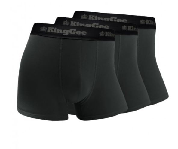 KING GEE Bamboo Work Trunk - 3 Pack - REDZ Workwear – REDZ WORKWEAR