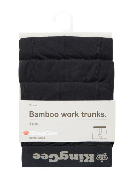 KING GEE Bamboo Work Trunk - 3 Pack - REDZ Workwear – REDZ WORKWEAR